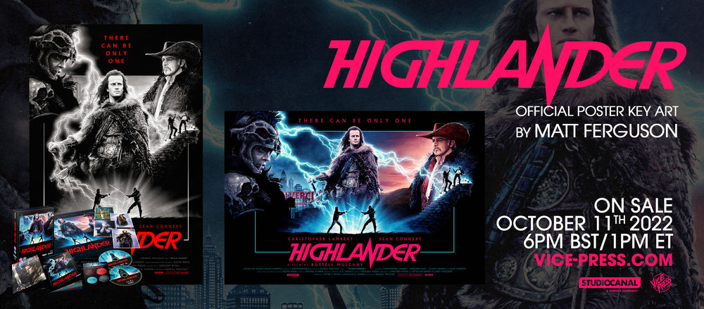 Highlander - Exclusive UHD Collector's Edition & Poster | Vice Press