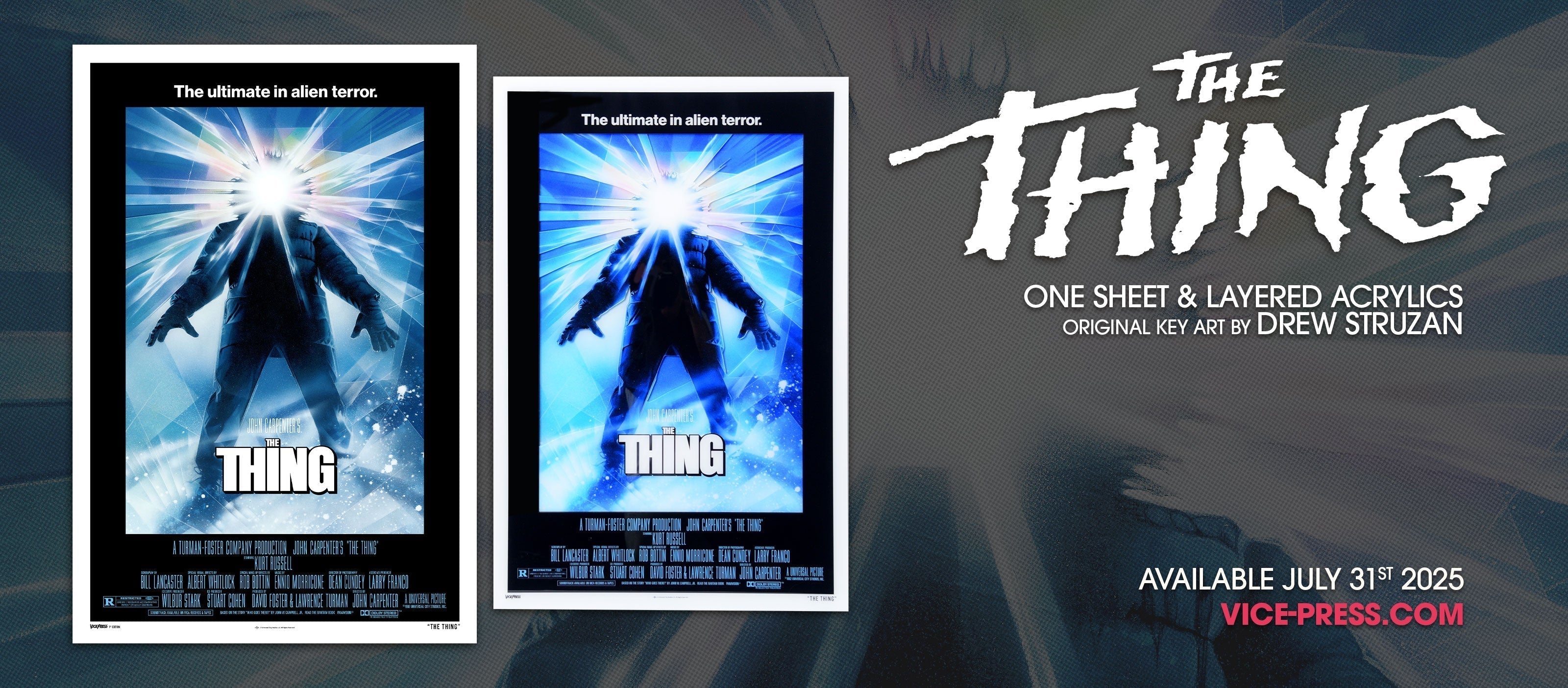 The Thing - One Sheet & Multi Layer Acrylic Posters | Vice Press