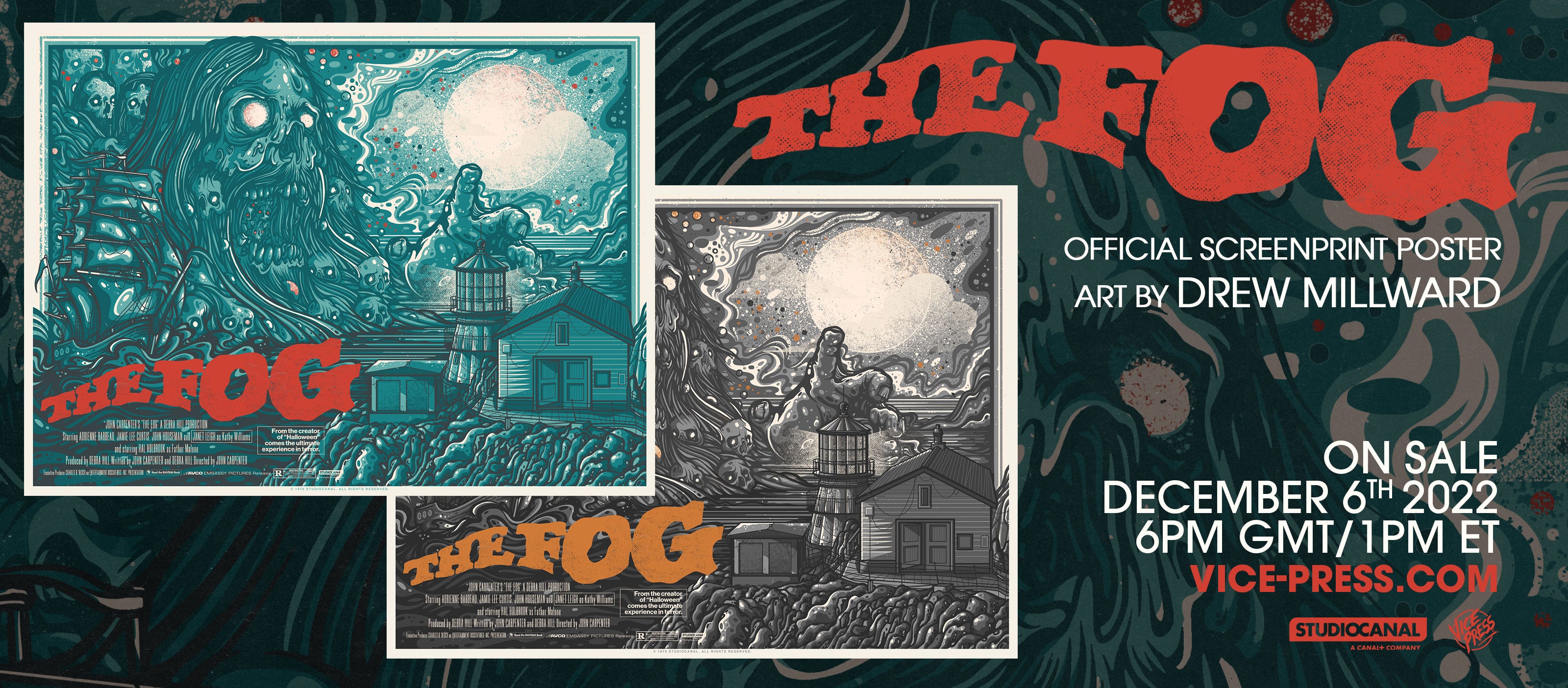 The Fog - Movie Posters By Drew Millward | Vice Press