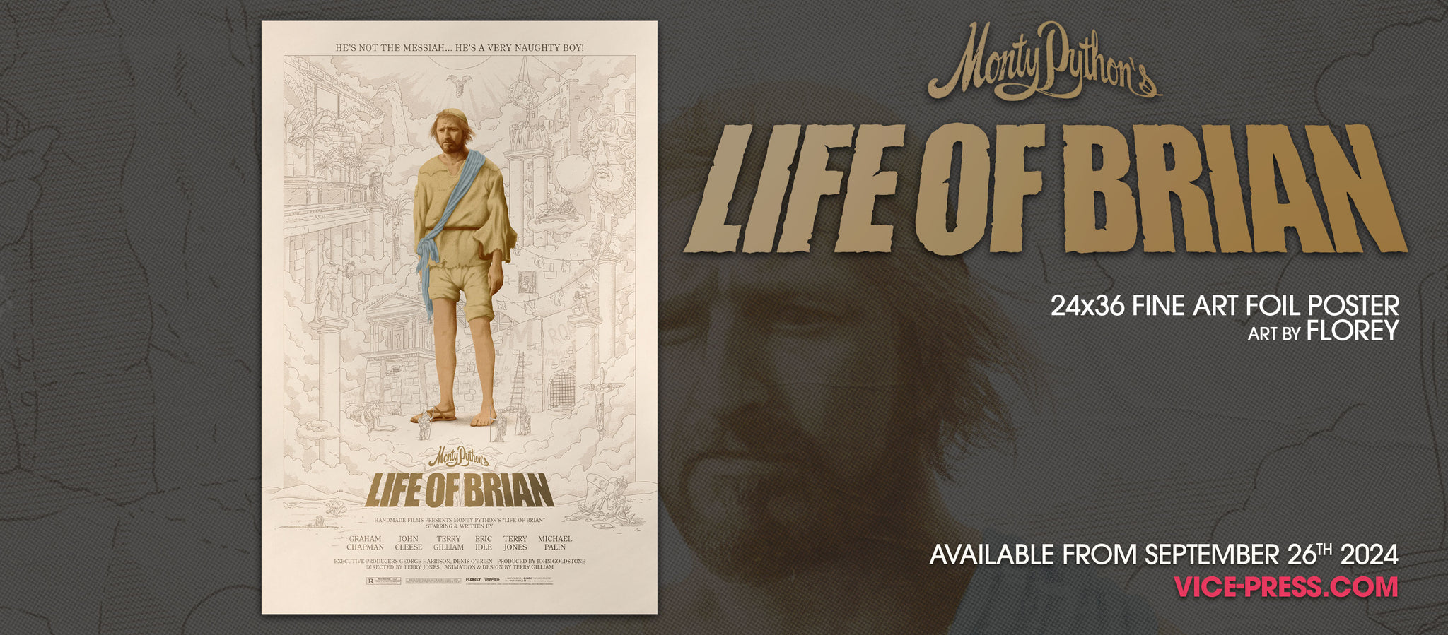 Monty Python's Life Of Brian - Poster By Florey | Vice Press