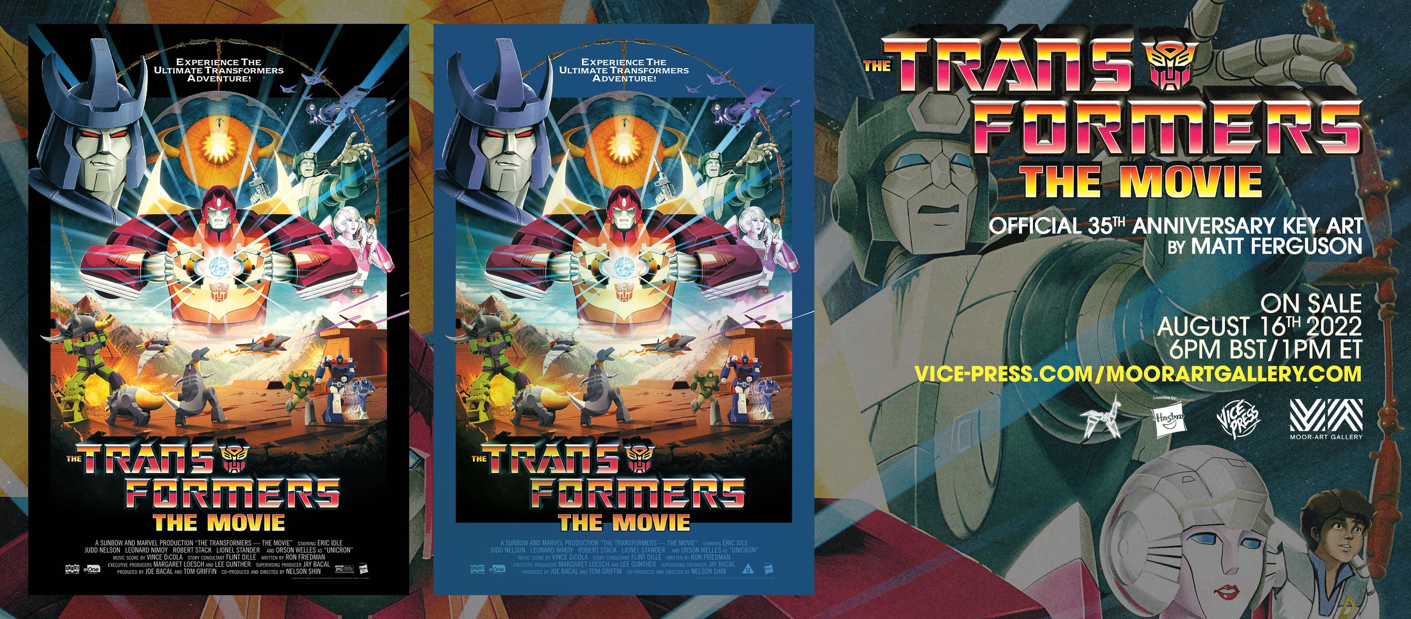 The Transformers The Movie Poster By Matt Ferguson | Vice Press
