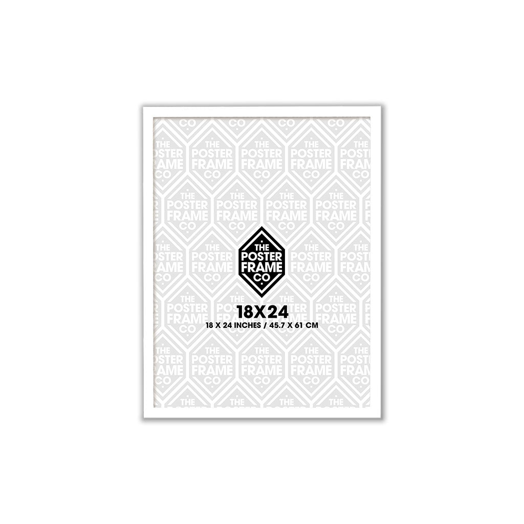 18x24 Inch Premium Poster Frame- White | Vice Press