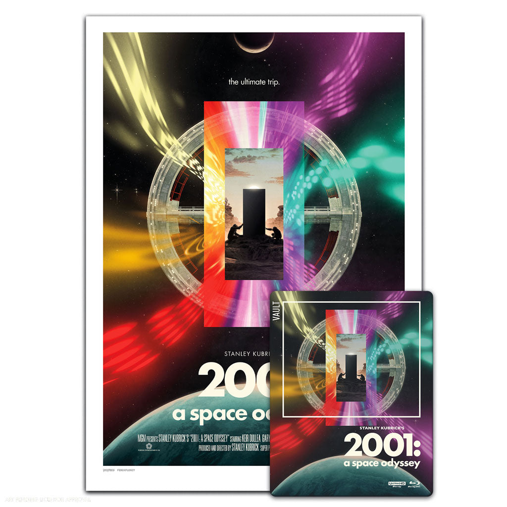 2001: A Space Odyssey - The Film Vault Steelbook & Poster | Vice Press
