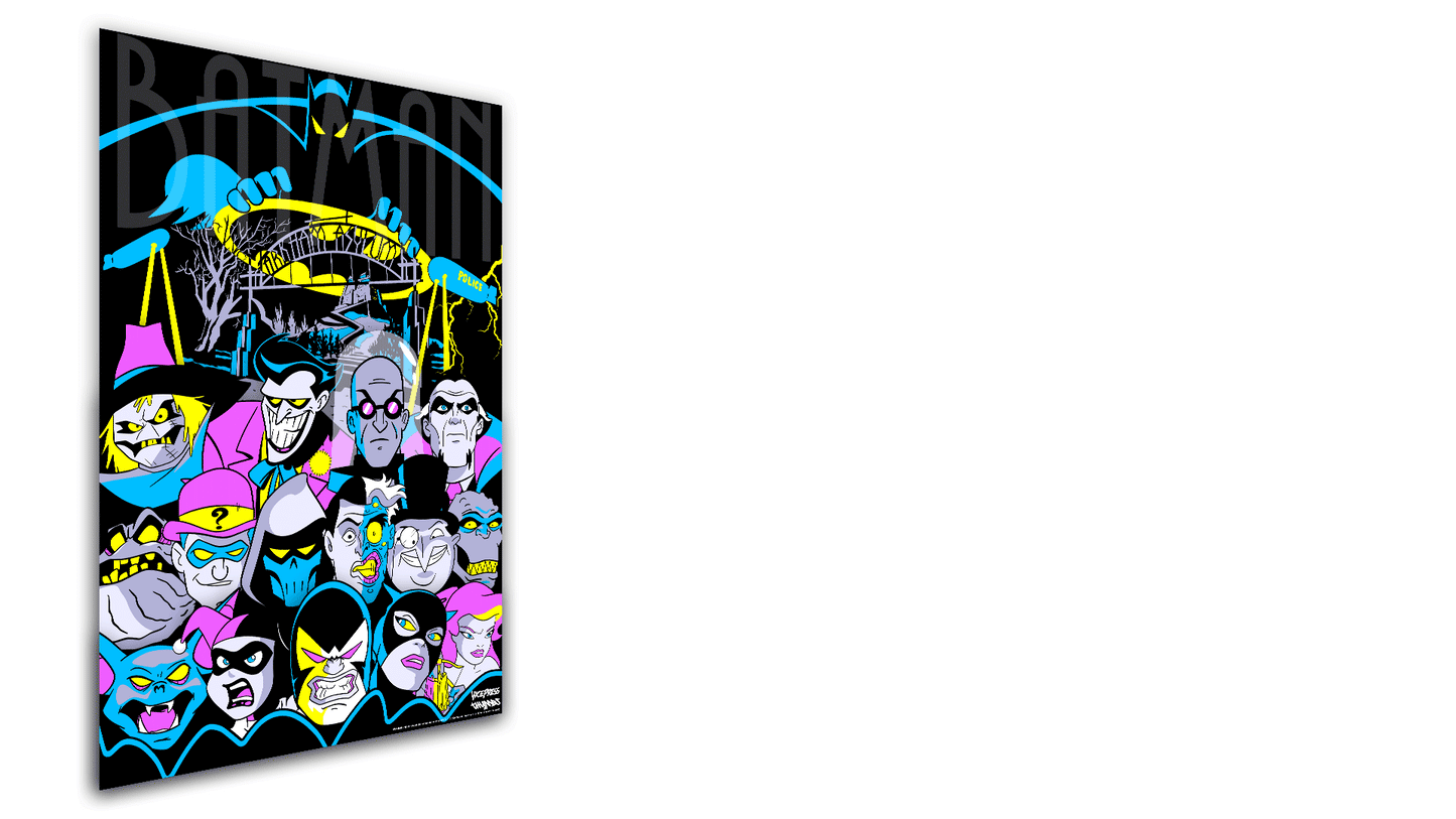 Batman: The Animated Series - Multi-layered Acrylic Print | Vice Press