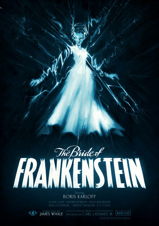 Bride Of Frankenstein - Movie Poster By Steph C | Vice Press