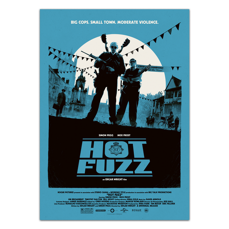 Hot Fuzz (Editions) Poster By Matt Ferguson | Vice Press