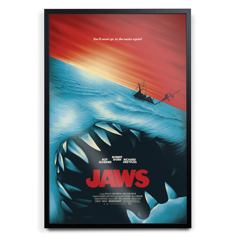 Jaws - Movie Poster By Benedict Woodhead | Vice Press
