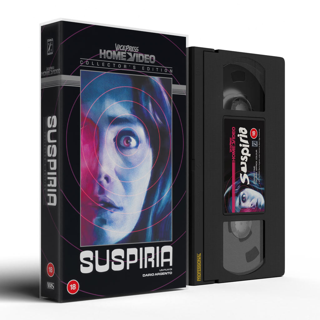 Suspiria VHS - Collector's Edition VHS | Vice Press Home Video