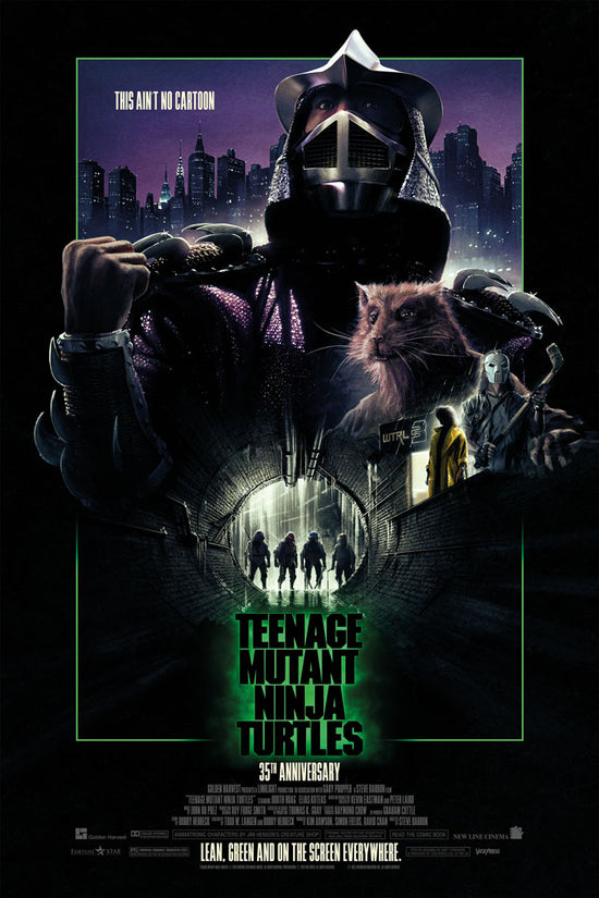 Teenage Mutant Ninja Turtles Movie Poster By Matt Ferguson – Vice Press