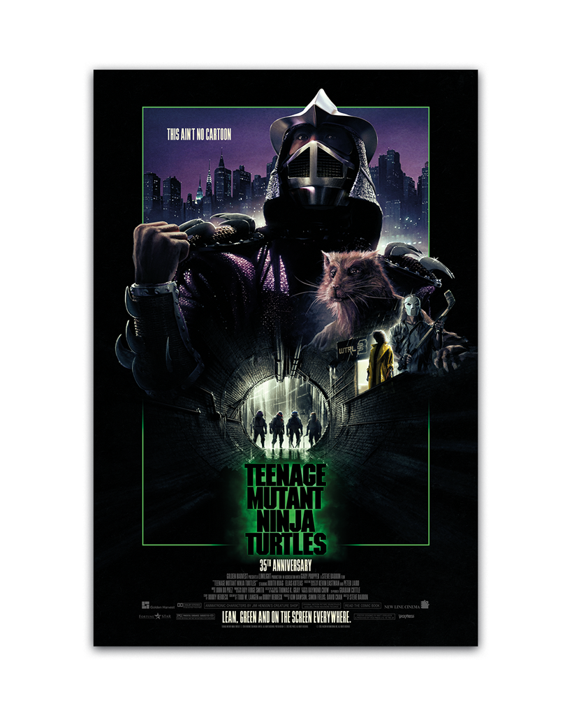 Teenage Mutant Ninja Turtles Movie Poster By Matt Ferguson – Vice Press