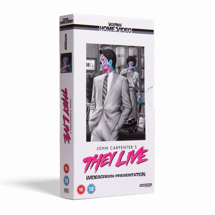 They Live VHS - Screen Print Slipcase Edition | Vice Press Home Video