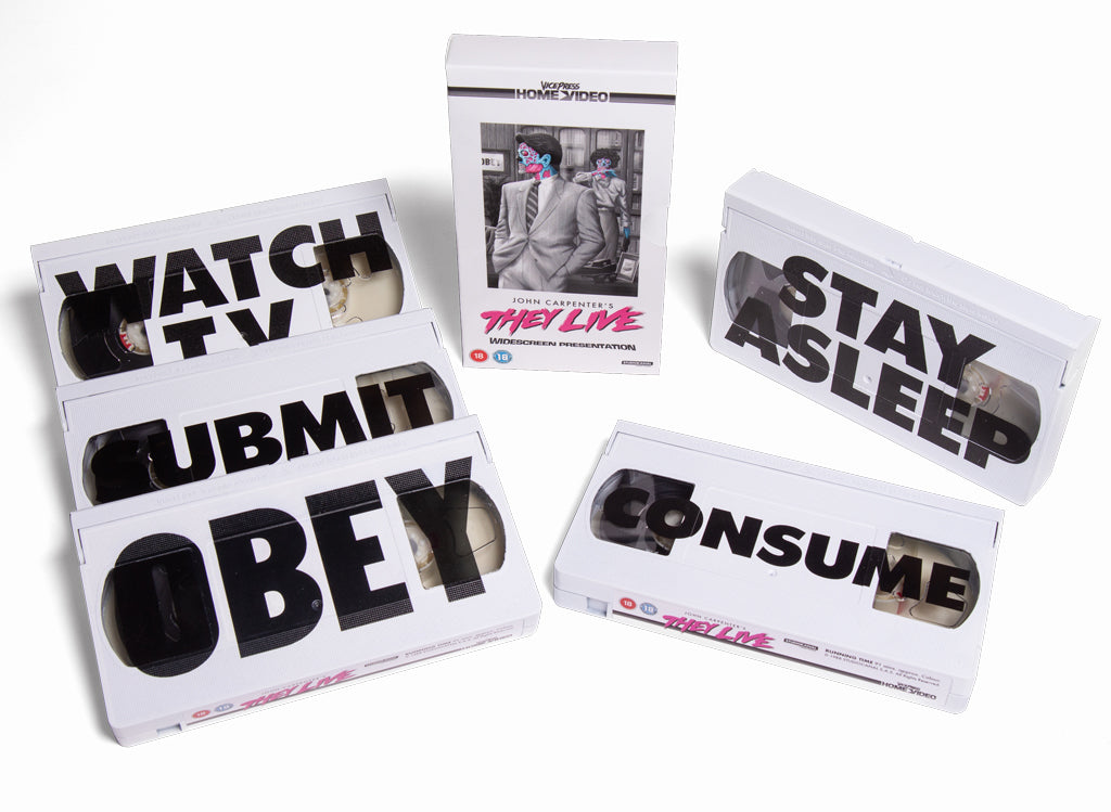 They Live VHS - Screen Print Slipcase Edition | Vice Press Home Video