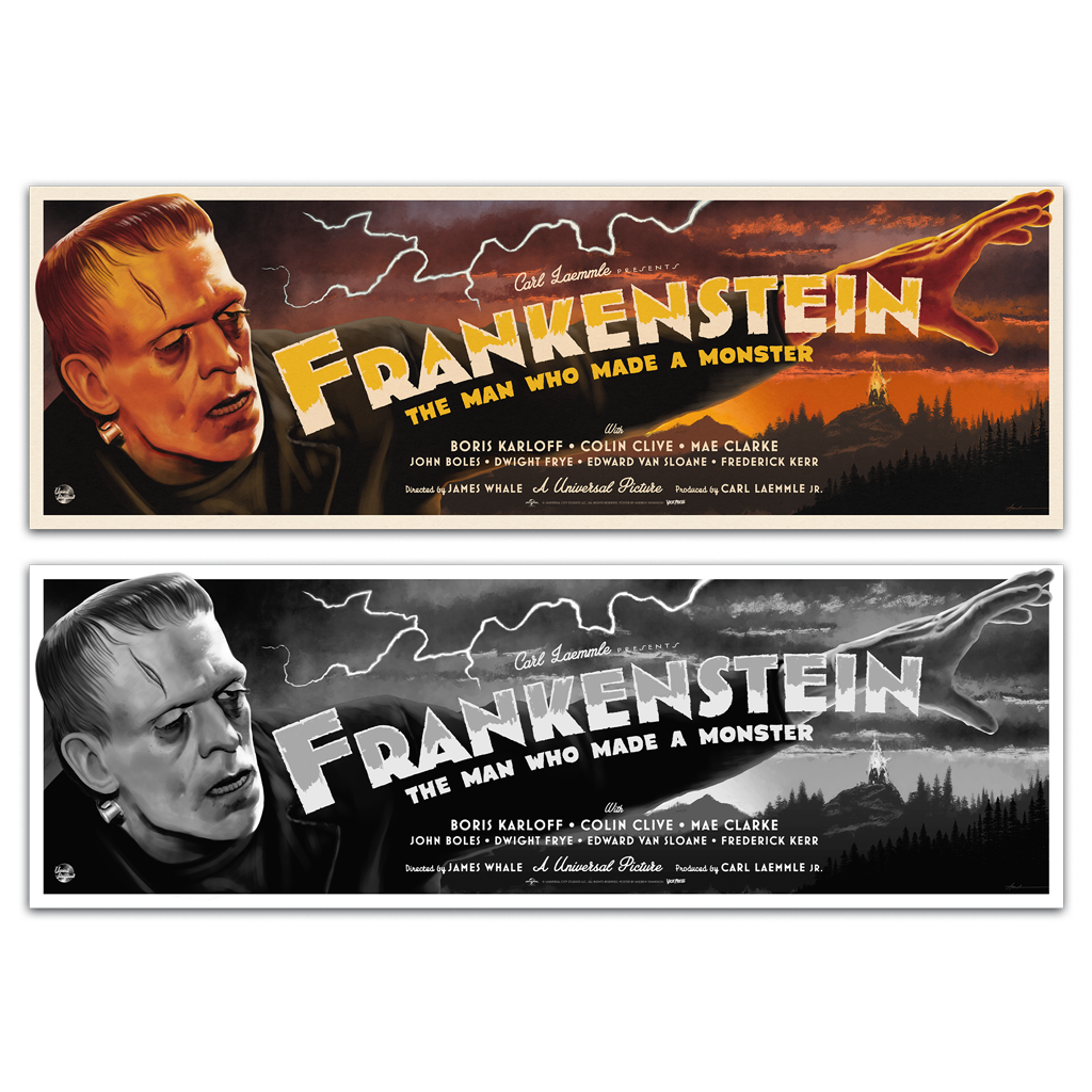 Universal Monsters Poster Series By Andrew Swainson – Vice Press