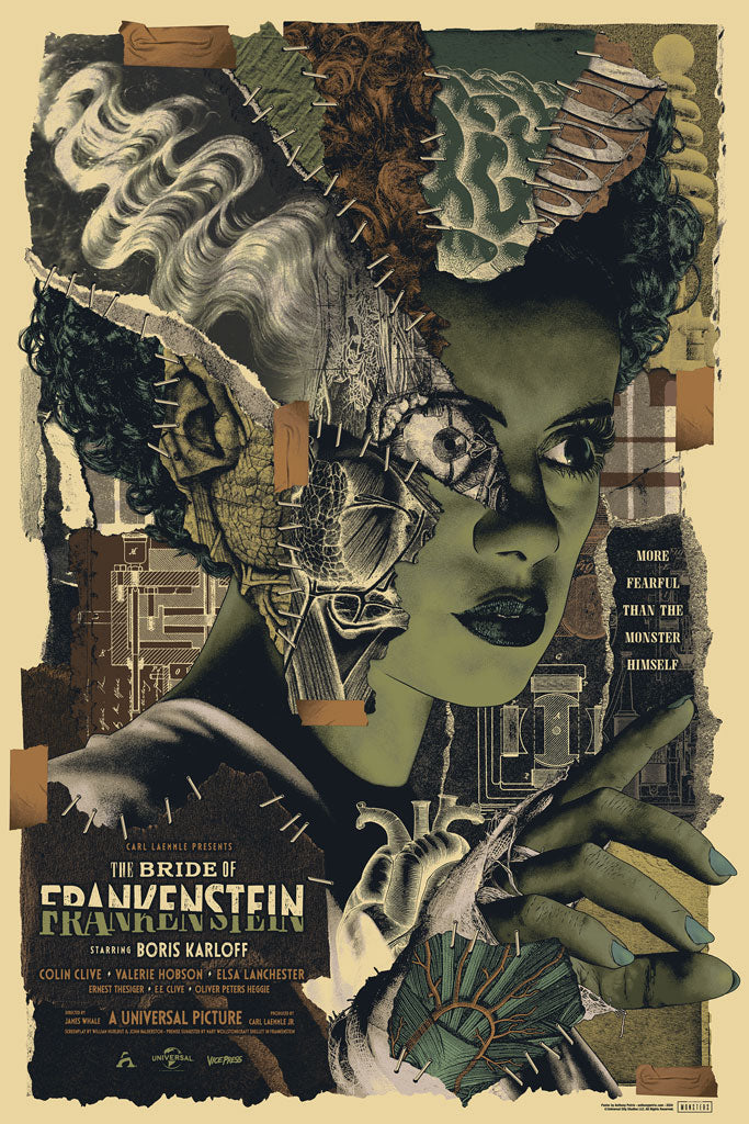 Frankenstein - Movie Poster by Sara Deck | Vice Press