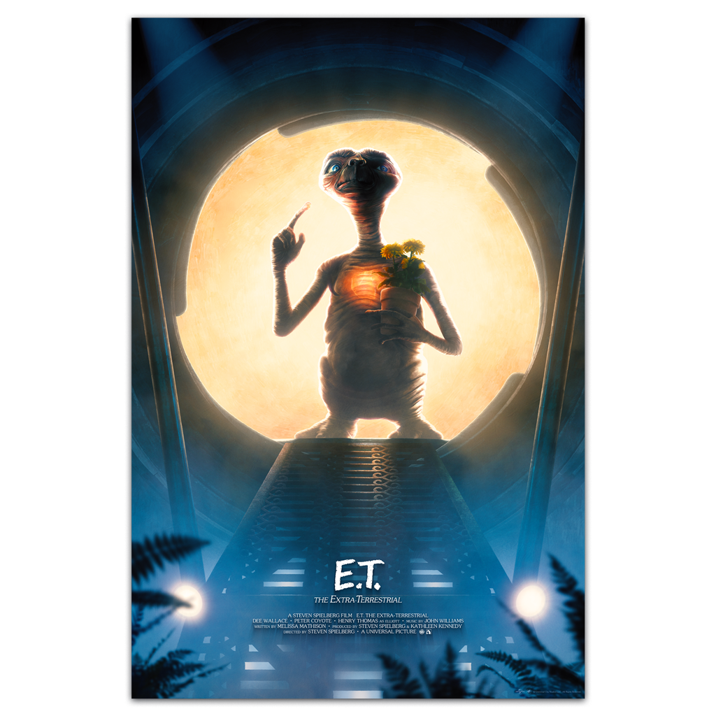 E.T. The Extra-Terrestrial - Movie Poster By Kevin Wilson | Vice Press