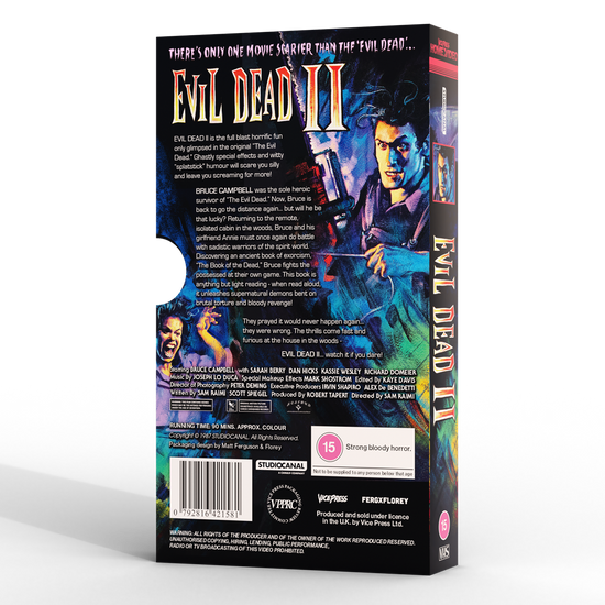 Evil Dead II - Book Of The Dead Variant VHS | Vice Press Home Video