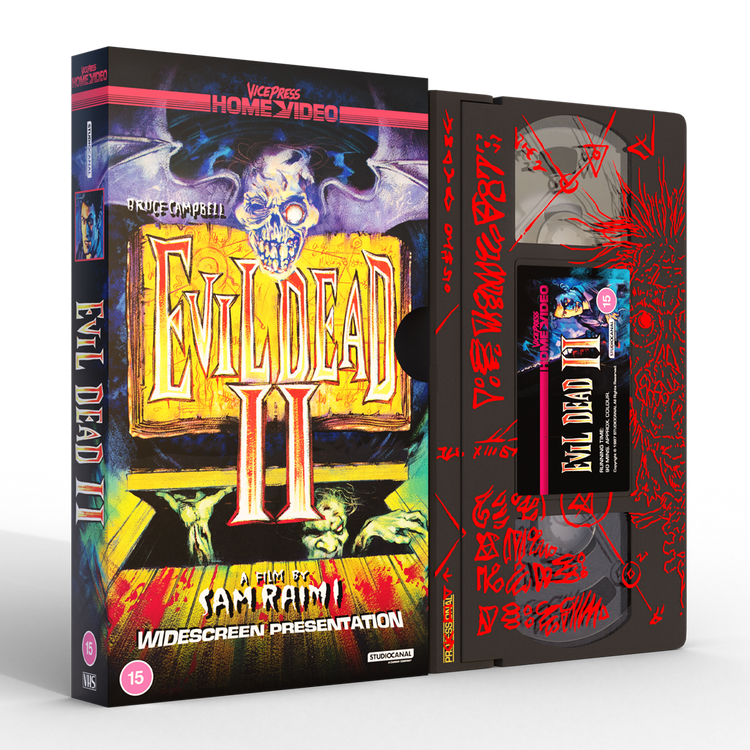 Evil Dead II - Book Of The Dead Variant VHS | Vice Press Home Video
