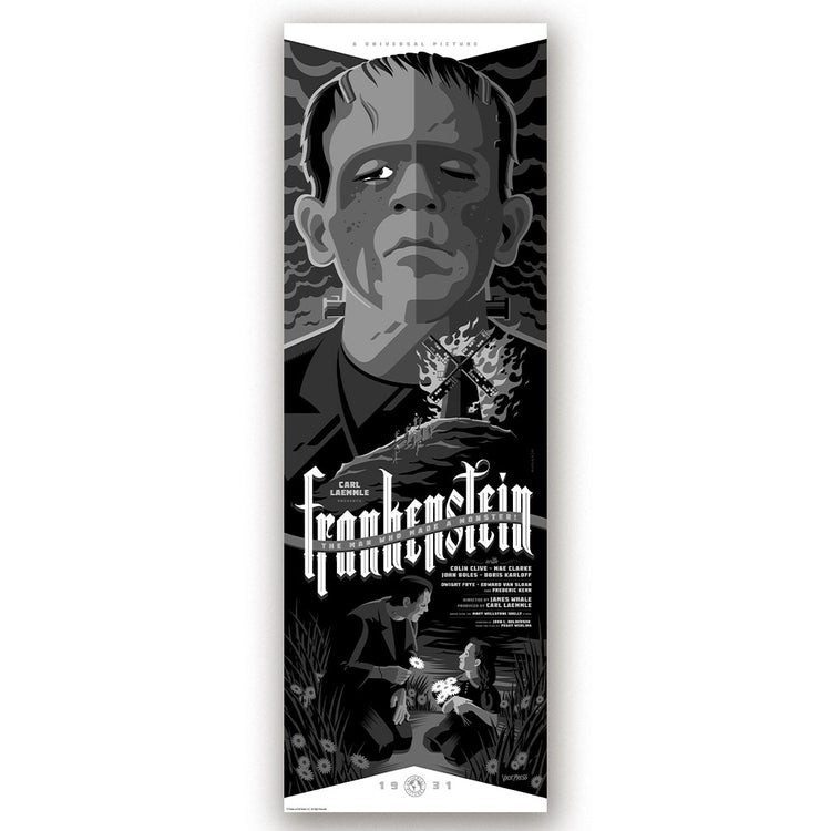 Frankenstein - Variant Movie Poster by Tom Whalen | Vice Press