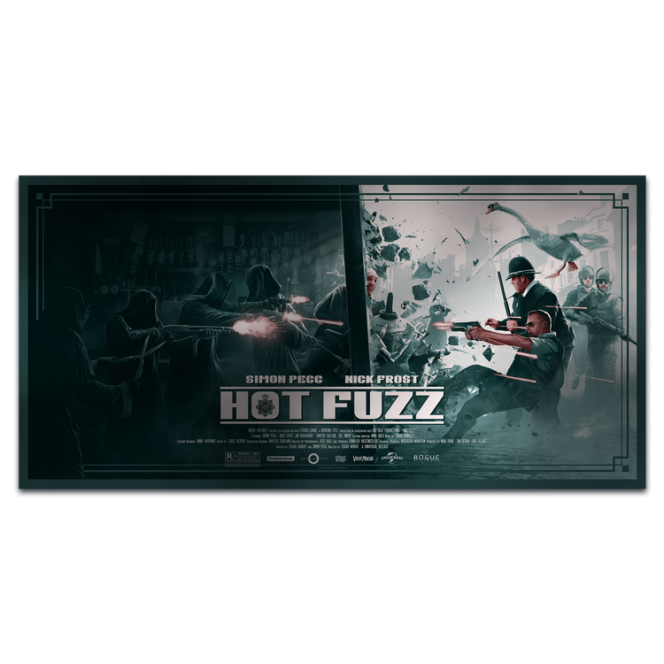 Hot Fuzz - Movie Poster By Juan Ramos | Vice Press