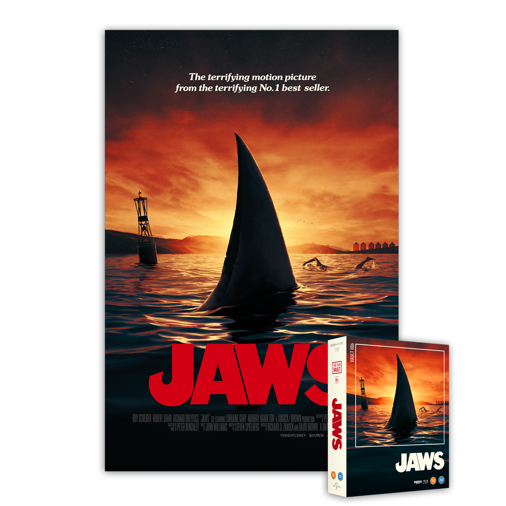 The Film Vault - Jaws 4K UHD & Exclusive Poster | Vice Press