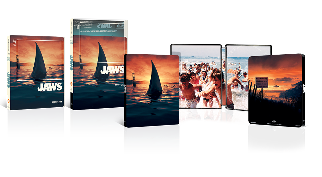 Jaws - The Film Vault Steelbook & Poster | Vice Press