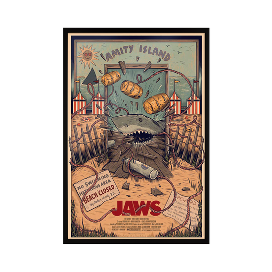 Jaws - Movie Poster By Sam Dunn | Vice Press