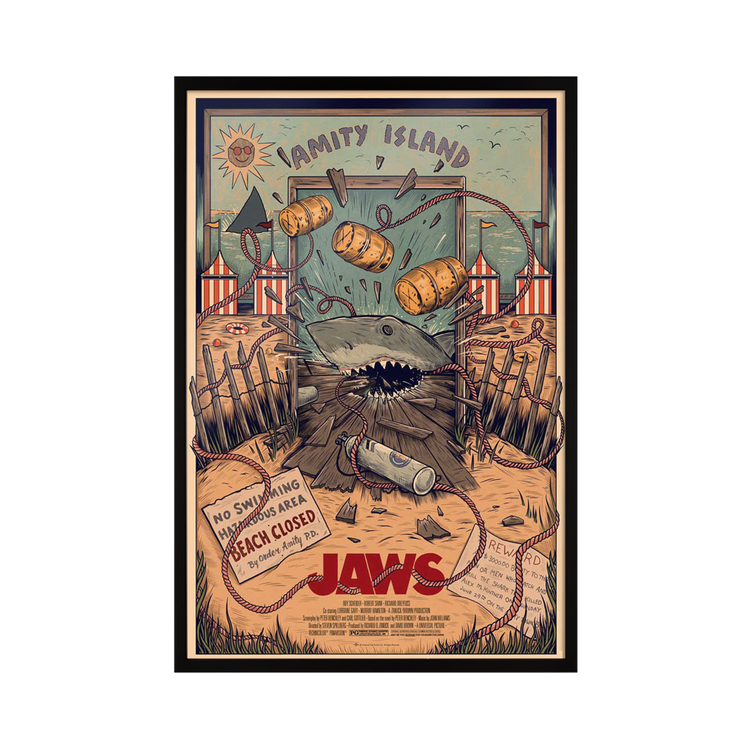 Jaws - Movie Poster By Sam Dunn | Vice Press