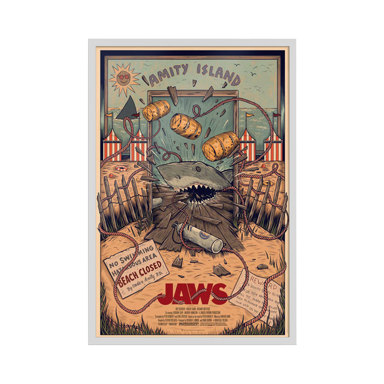 Jaws - Movie Poster By Sam Dunn | Vice Press