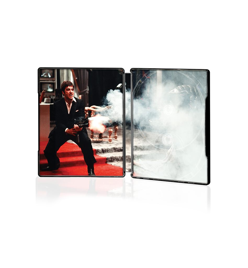 Scarface - The Film Vault Steelbook & Poster | Vice Press