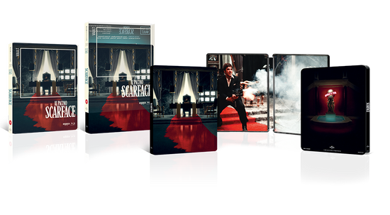 Scarface - The Film Vault Steelbook & Poster | Vice Press