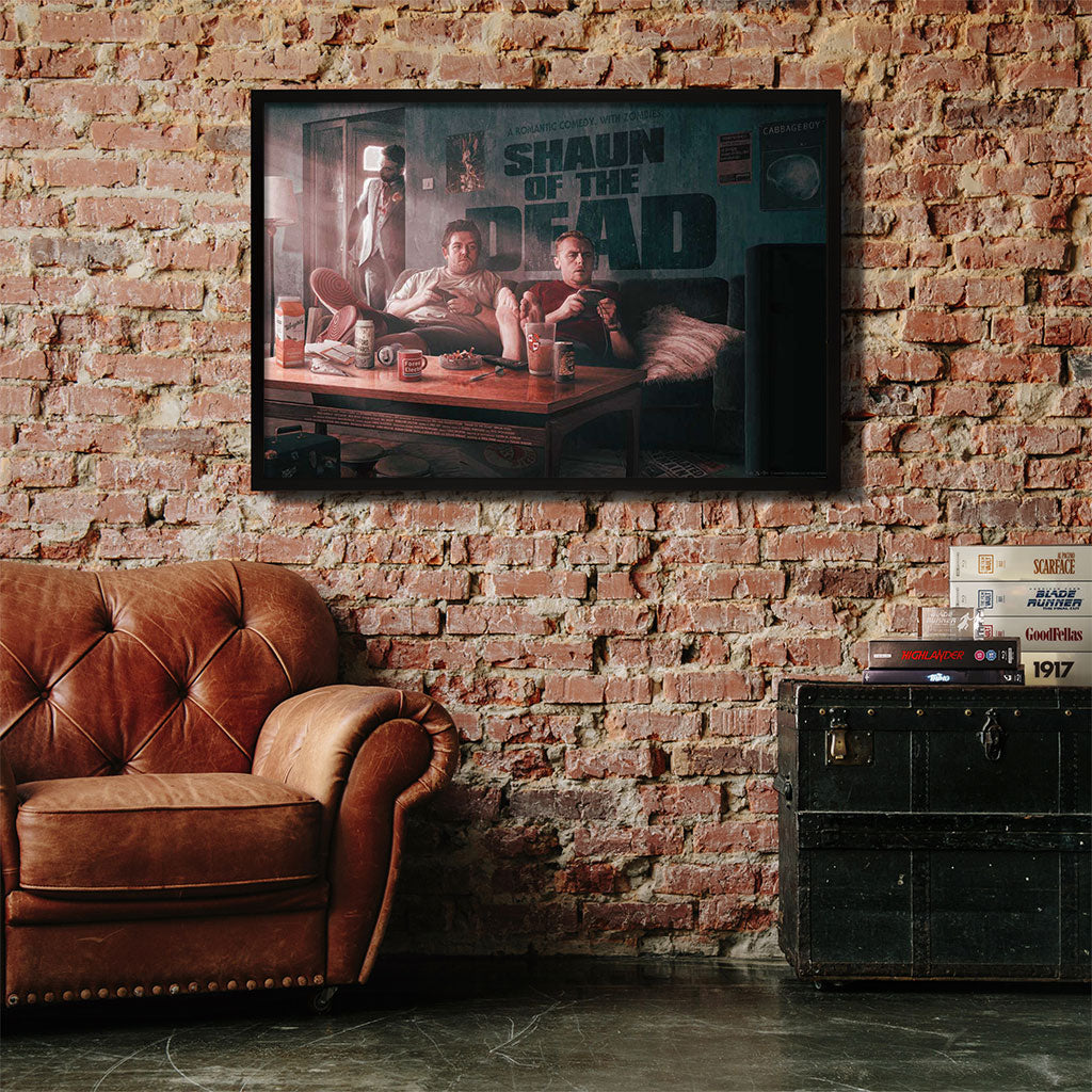 Shaun Of The Dead - Movie Poster by Kevin Wilson | Vice Press