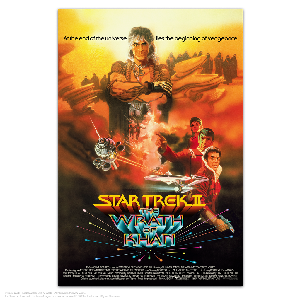 Star Trek II: The Wrath Of Khan - Poster By Bob Peak | Vice Press