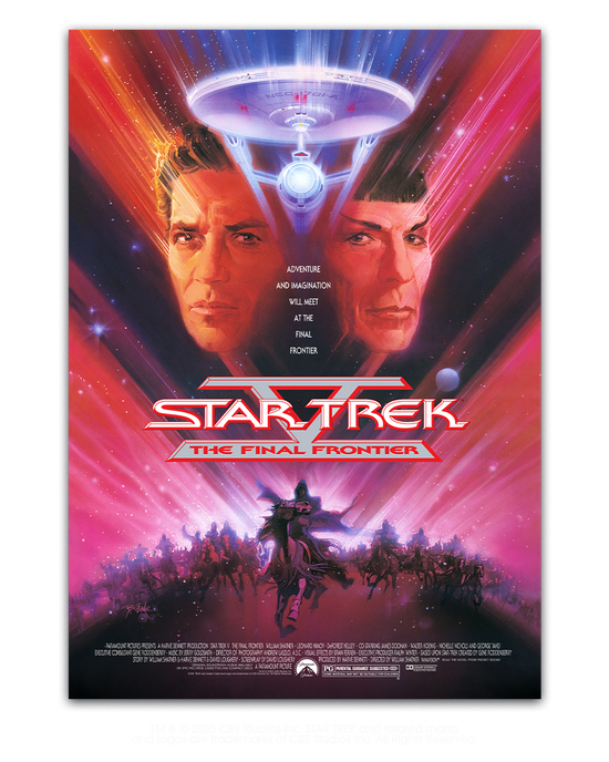 Star Trek V: The Final Frontier - Editions Movie Poster | Vice Press