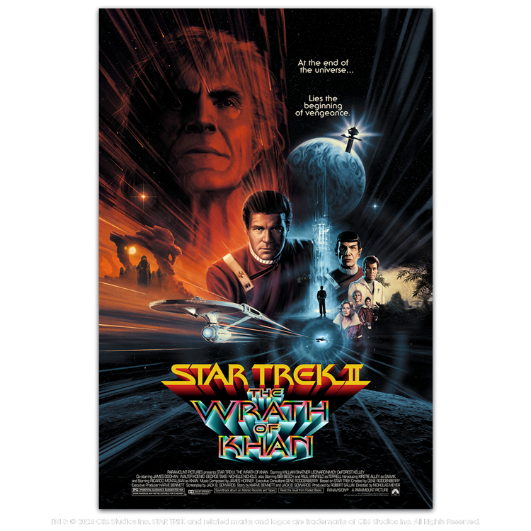 Star Trek II: The Wrath Of Khan - Poster By Matt Ferguson | Vice Press