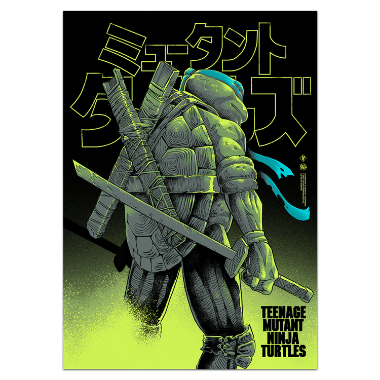 Teenage Mutant Ninja Turtles - Leonardo Art Print | Vice Press
