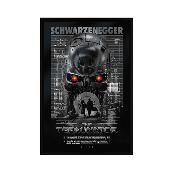The Terminator (Foil Variant) - Movie Poster By Florey | Vice Press