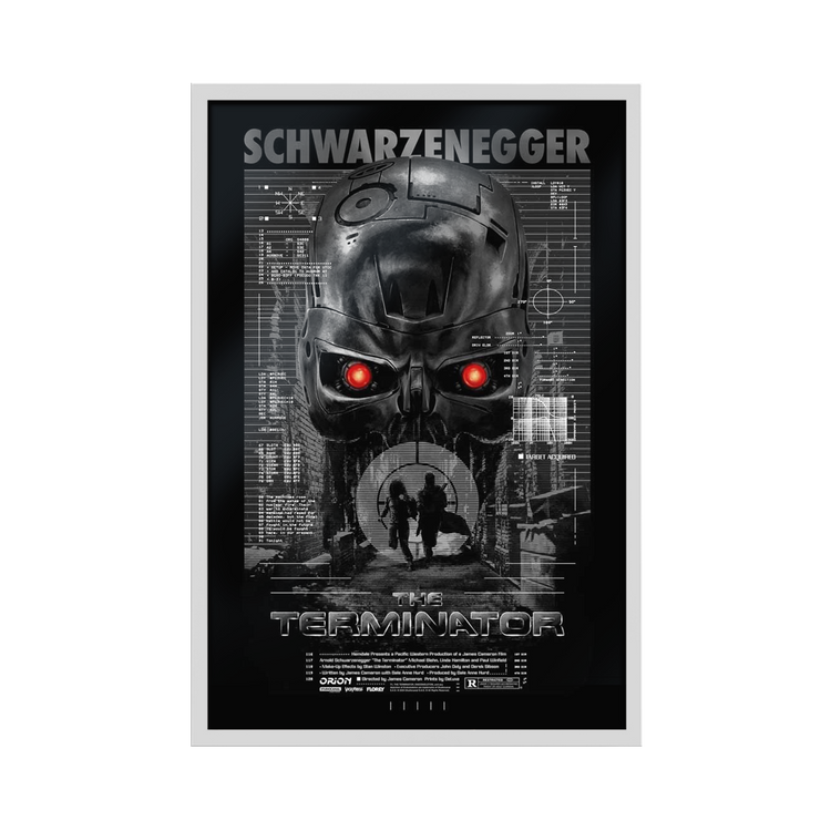 The Terminator (Foil Variant) - Movie Poster By Florey | Vice Press