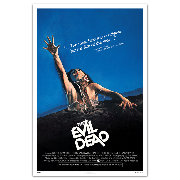 The Evil Dead - Original Theatrical Key Art Poster | Vice Press