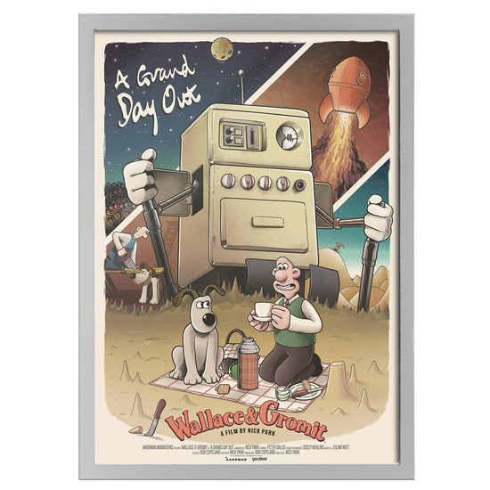 Wallace & Gromit In A Grand Day Out - Art Print | Vice-Press – Vice Press