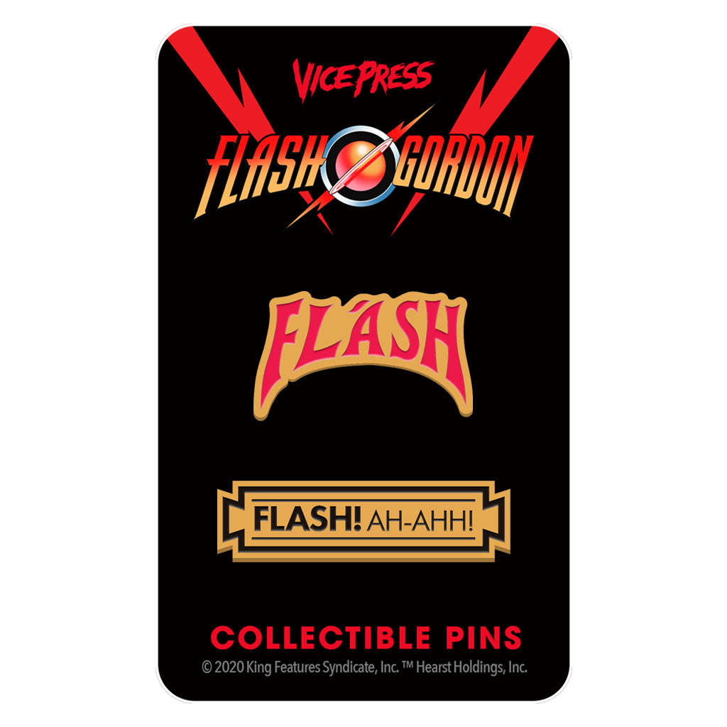 Flash Gordon " Flash! Ah-Ahh!" Enamel Pin Set by Florey – Vice Press