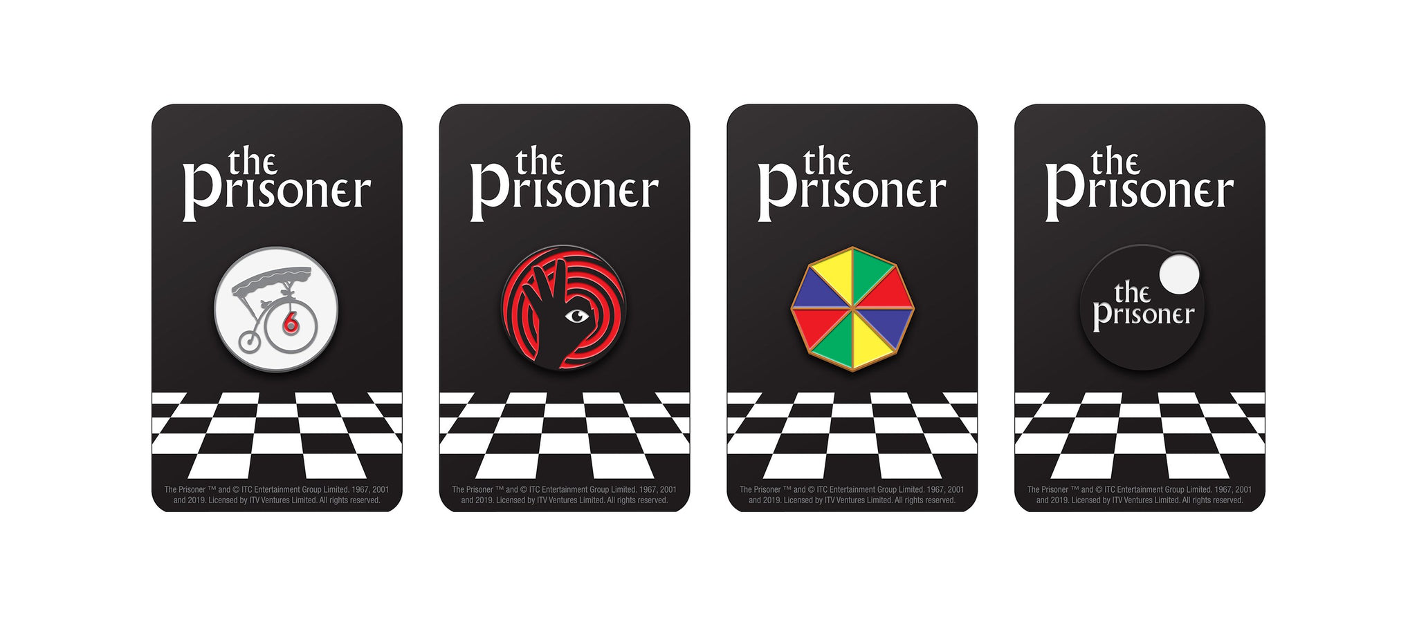 The Prisoner Enamel Pin Set by Florey – Vice Press