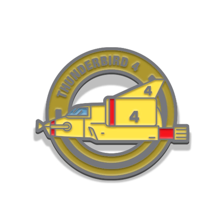 Thunderbird 4 Limited Edition Enamel Pin by Florey – Vice Press