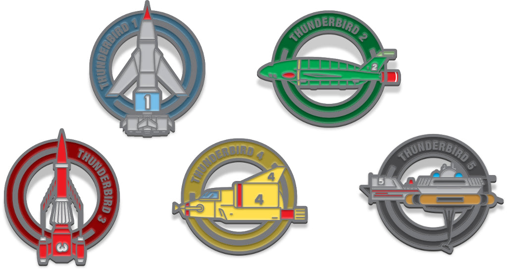 Thunderbirds Limited Edition Enamel Pin Set by Florey – Vice Press
