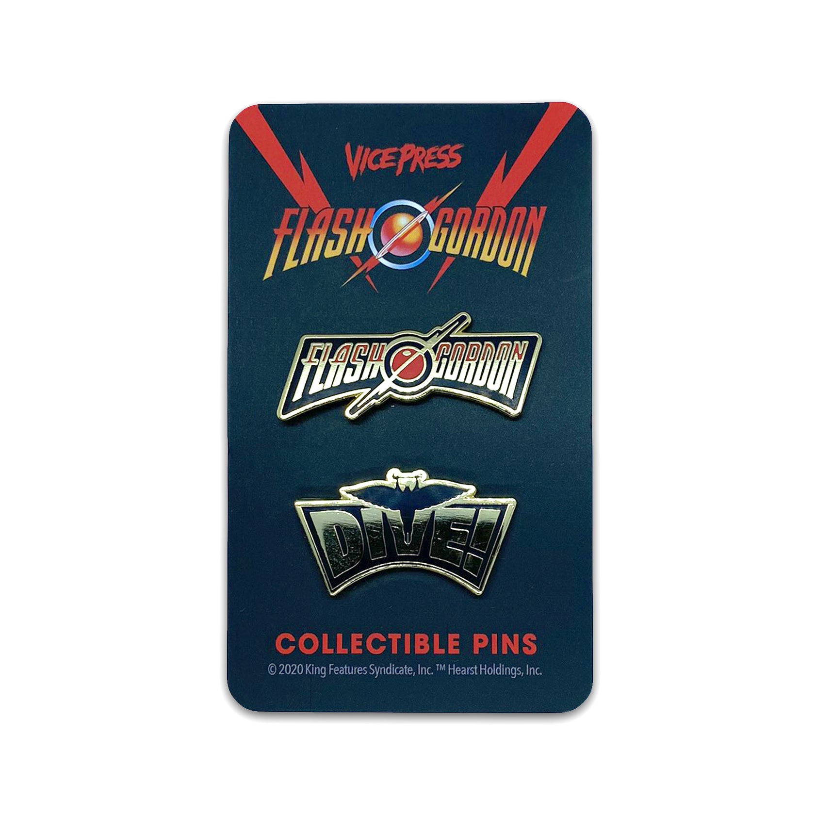 Flash Gordon "DIVE!" Enamel Pin Set by Florey – Vice Press