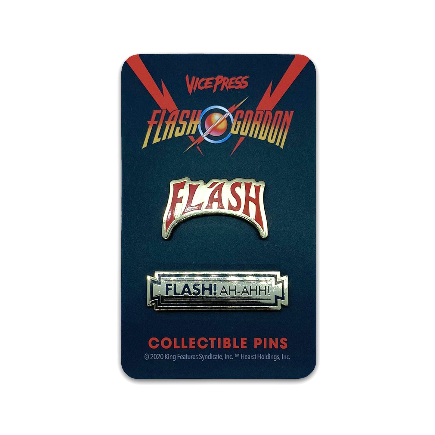 Flash Gordon " Flash! Ah-Ahh!" Enamel Pin Set by Florey – Vice Press