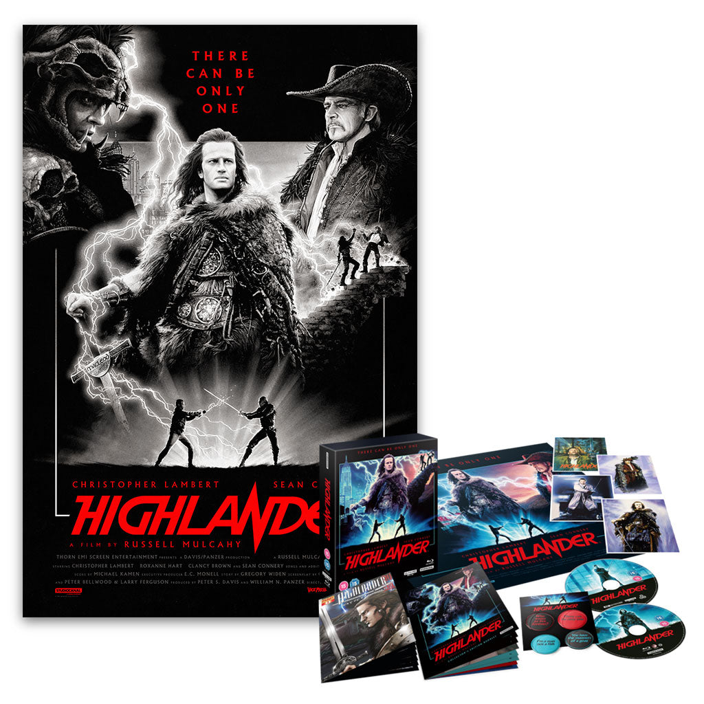 Highlander - Exclusive UHD Collector's Edition & Poster | Vice Press