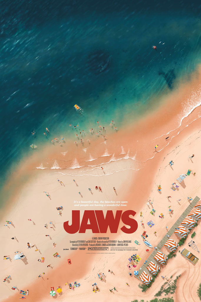 Jaws Limited Edition Poster by Andrew Swainson – Vice Press