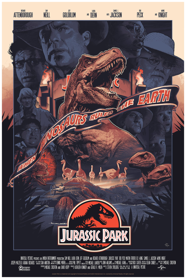 Jurassic Park Variant by John Guydo – Vice Press