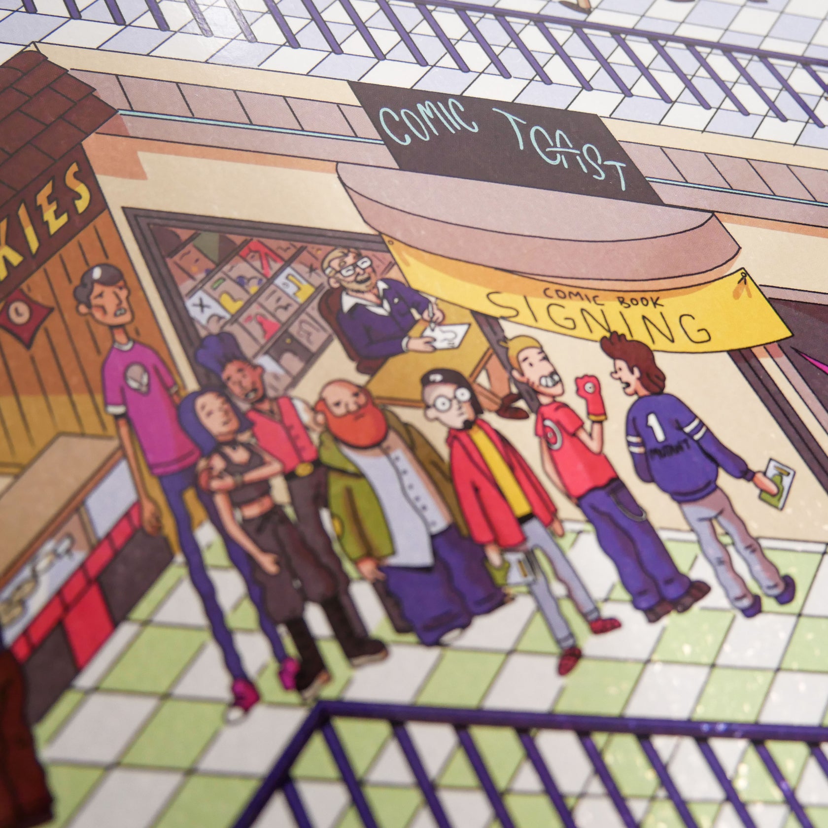 Mallrats Magic Eye Foil Variant by George Bletsis – Vice Press