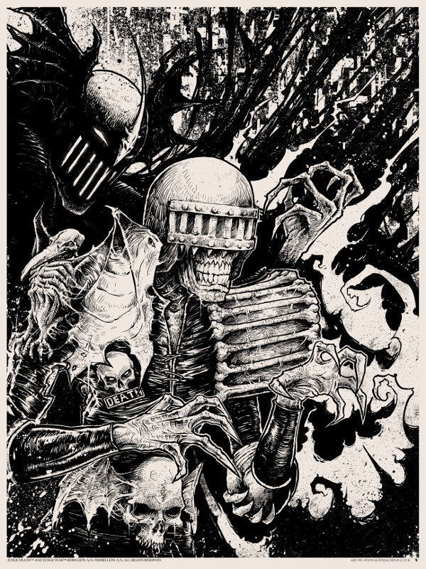 Dark Judges Set - Judge Fire and Judge Mortis, Judge Death and Judge F ...